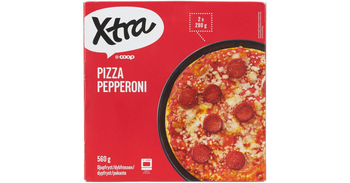 Xtra pepperonipizza 2 kpl 560 g pakaste | S-kaupat ruoan verkkokauppa