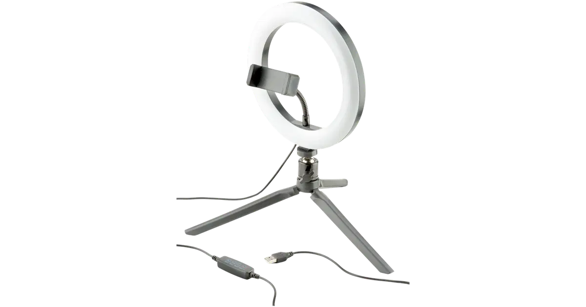 Rõngasvalgusti Cellularline Selfie Tripod | Prisma | alati odavad ...