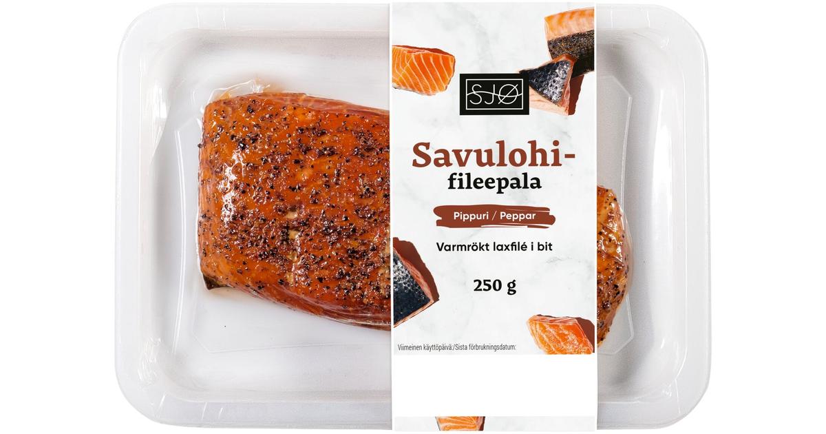 SJØ Savulohifileepala pippuri 250g | S-kaupat ruoan verkkokauppa