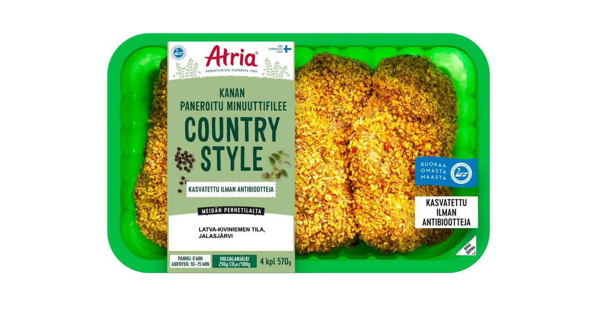 Atria Kanan Paneroitu Minuuttifilee Country Style 570g | S-kaupat ruoan ...
