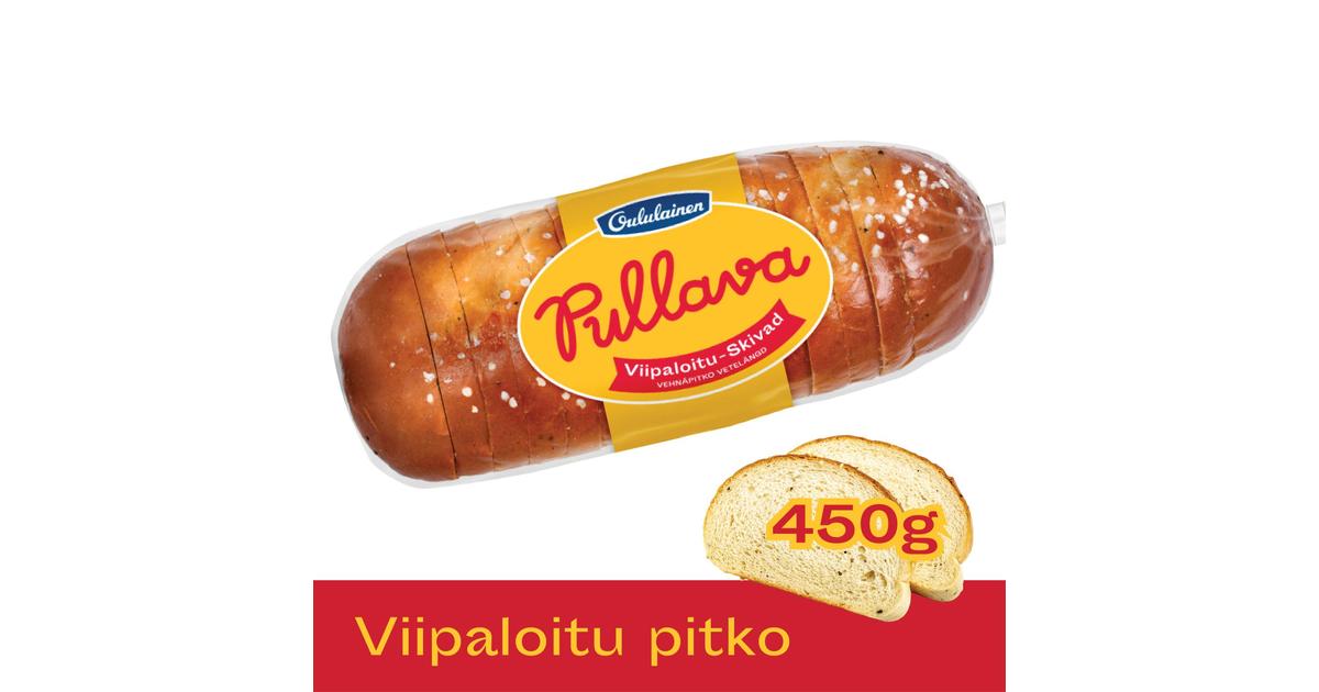 Oululainen Pullava Viipaloitu pitko 450g | S-kaupat ruoan verkkokauppa