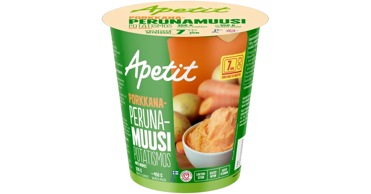 Apetit Porkkana-perunamuusi pakaste 350g | S-kaupat ruoan verkkokauppa