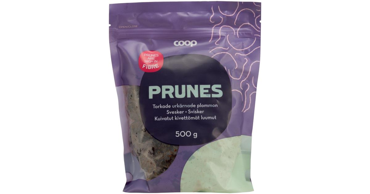 Coop kuivatut kivettömät luumut 500 g | S-kaupat ruoan verkkokauppa