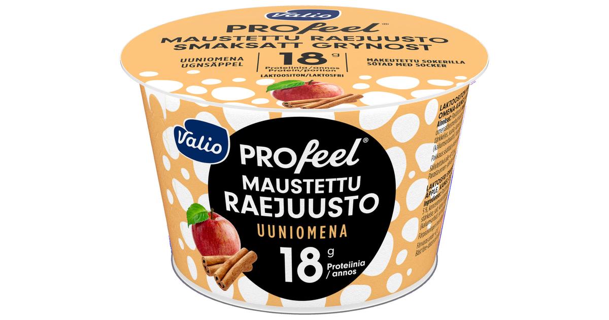 Valio PROfeel® maustettu raejuusto 170 g uuniomena laktoositon | S ...