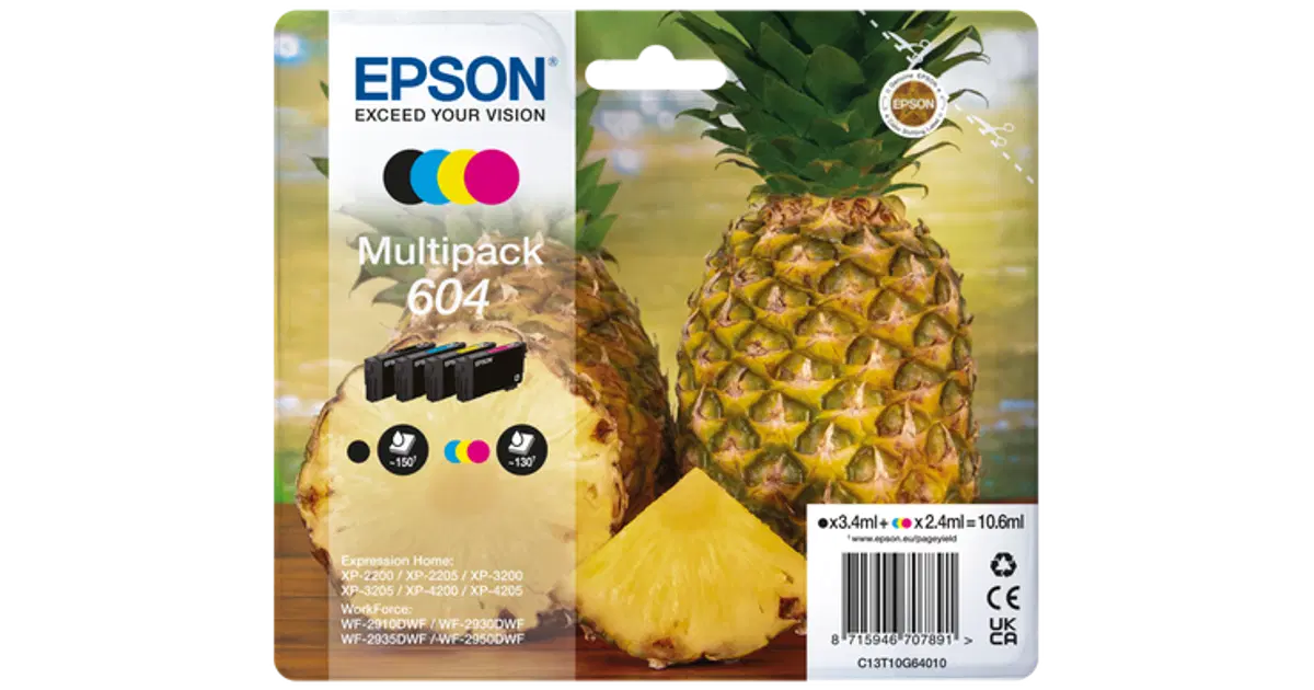 Epson mustepatruuna 604 multipack | S-kaupat ruoan verkkokauppa