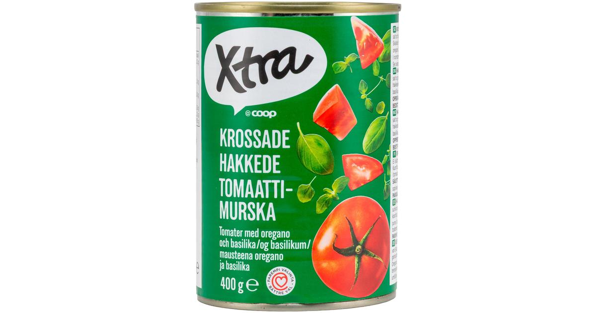 Xtra tomaattimurska oregano ja basilika 400 g | S-kaupat ruoan verkkokauppa