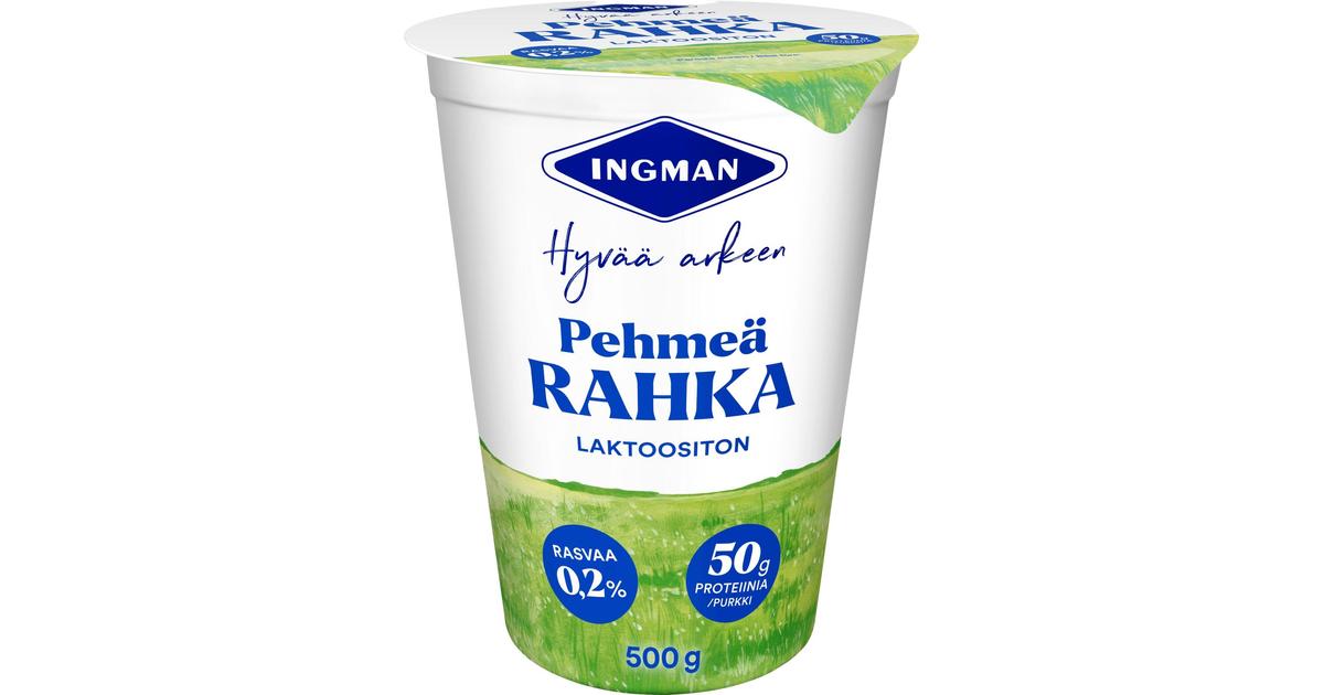 Ingman Pehmeä Mieto maitorahka 500 g laktoositon | S-kaupat ruoan ...