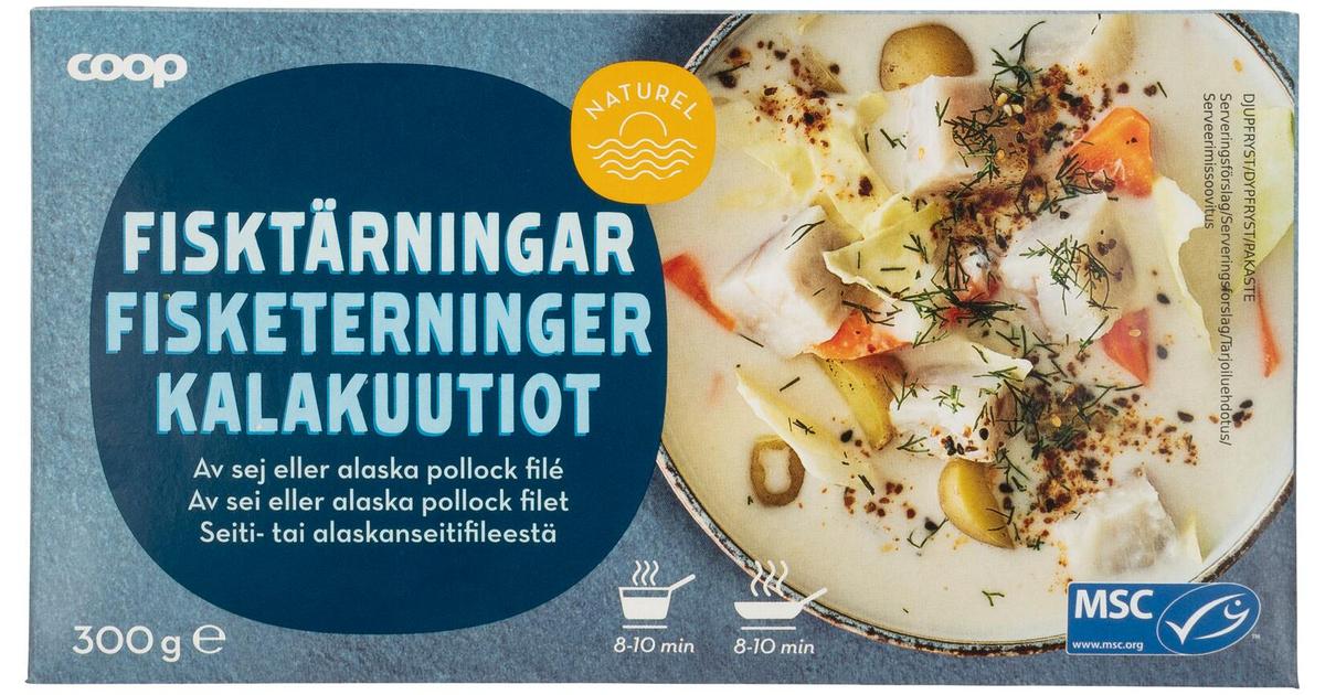 Coop kalakuutiot seiti- tai alaskanseitifileestä MSC 300 g pakaste | S-kaupat ruoan verkkokauppa