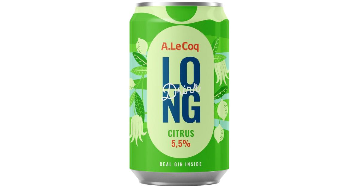 A. Le Coq Long Drink Citrus 5,5%vol muu alkohoolne jook 330ml | Prisma ...
