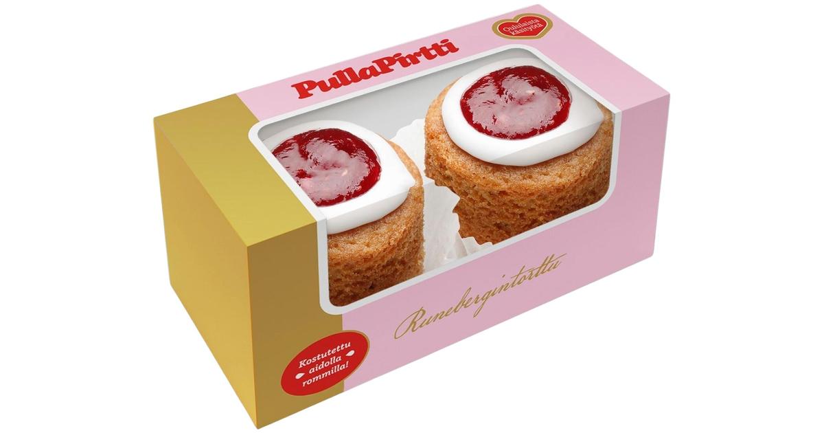 Pulla-Pirtti Runebergin torttu 2/200g laktoositon leivos | S-kaupat ruoan verkkokauppa