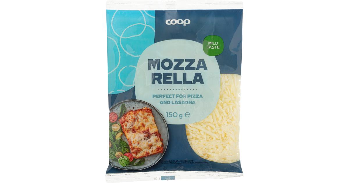 Coop Mozzarella riivjuust 21% 150g | Prisma | alati odavad hinnad ...