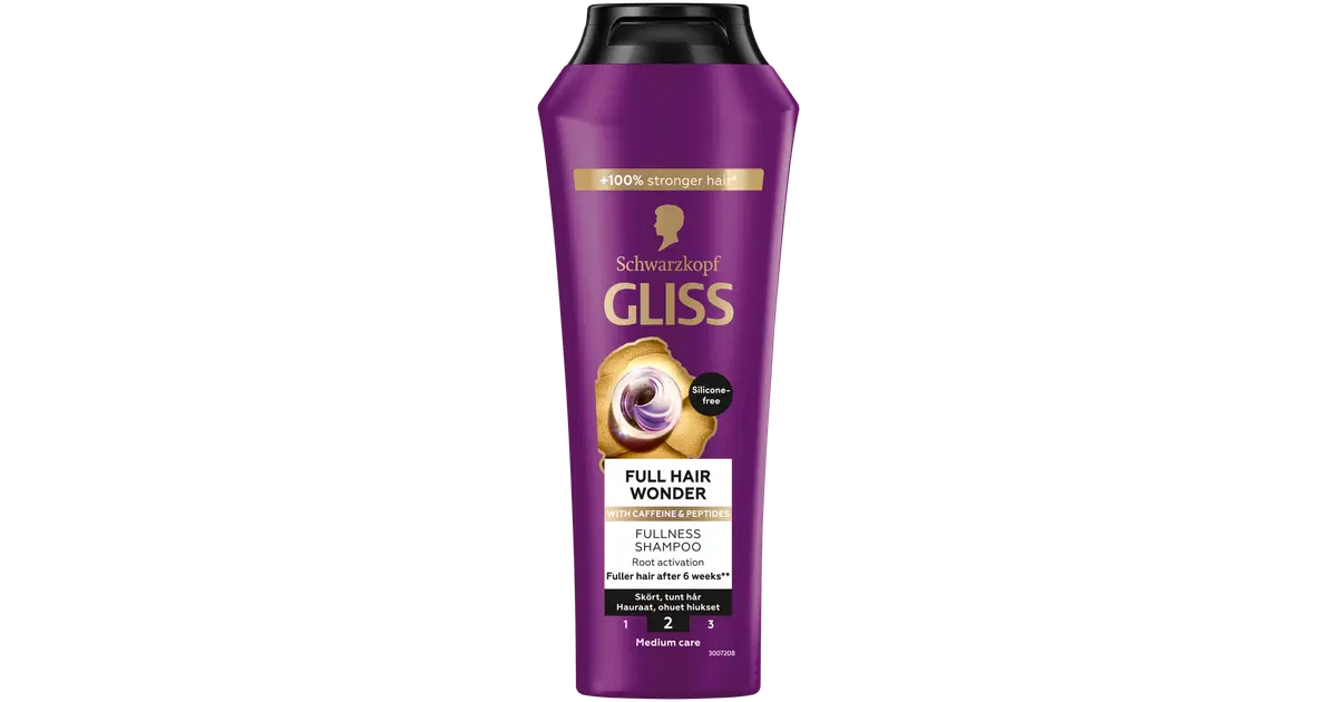 Schwarzkopf Gliss Full Hair Wonder Shampoo 250ml | S-kaupat ruoan ...