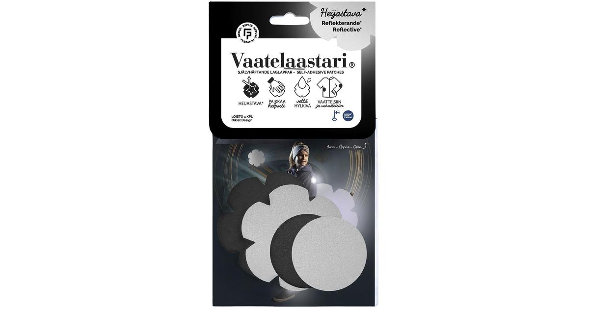 FabPatch Vaatelaastari, Loisto - helppo, hankaamalla kiinnittyvä tekstiilien korjauspaikka | S ...