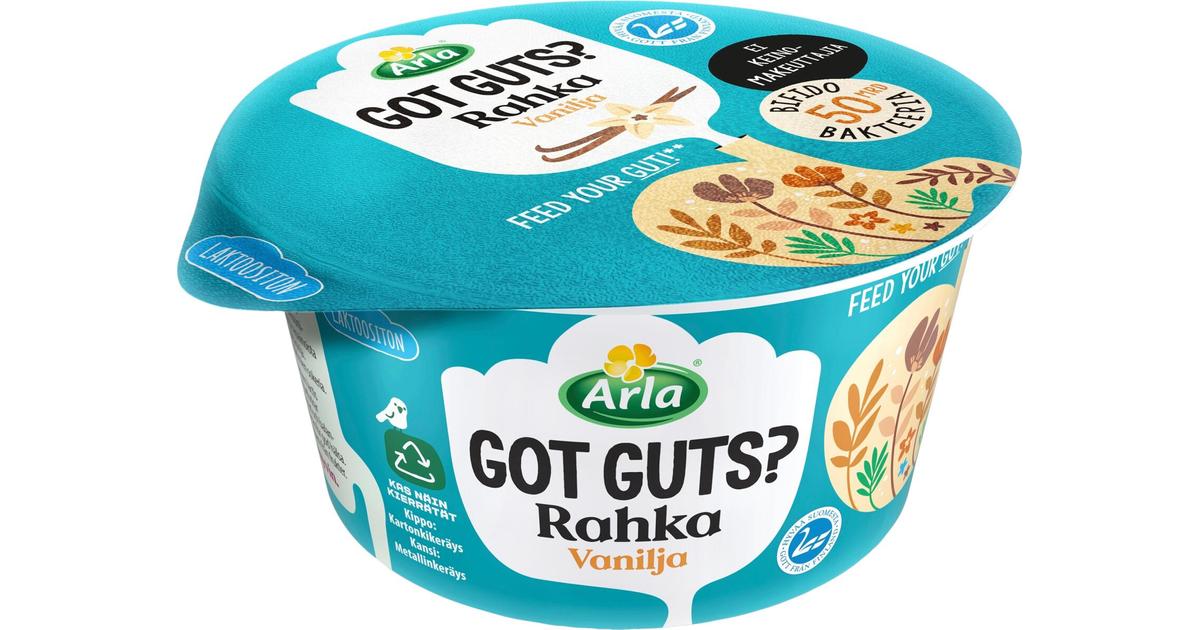 Arla Got Guts? rahka vanilja 150g laktoositon | S-kaupat ruoan verkkokauppa