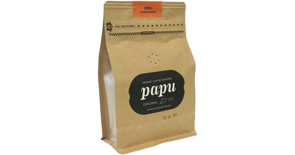 Paahtimo Papu PERU luomukahvi 250g sj. | S-kaupat ruoan verkkokauppa