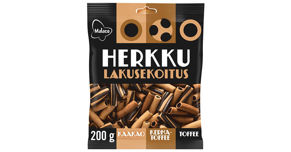 Malaco Herkkulakusekoitus makeissekoitus 200g | S-kaupat ruoan verkkokauppa
