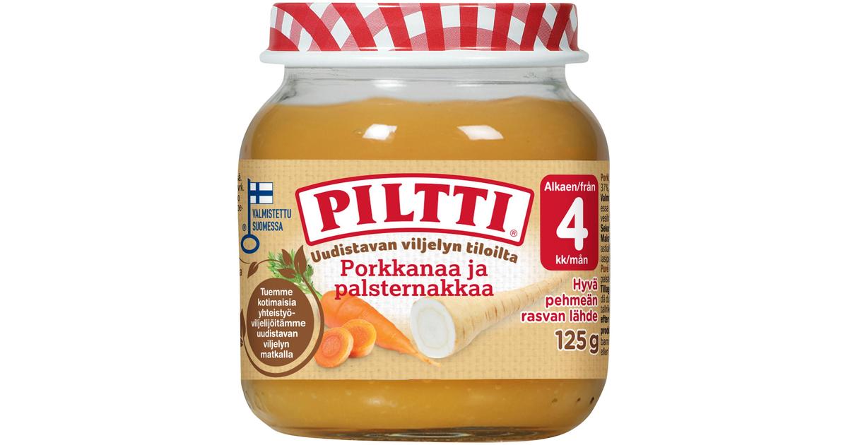 Piltti 125g Uudistavan viljelyn tiloilta Porkkanaa ja palsternakkaa ...