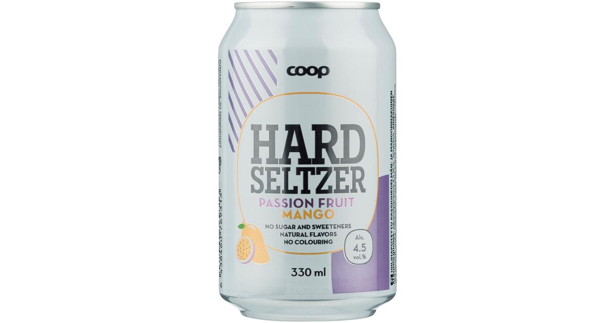 Coop Passion fruit-Mango 4,5% 330ml hard seltzer | S-kaupat ruoan ...