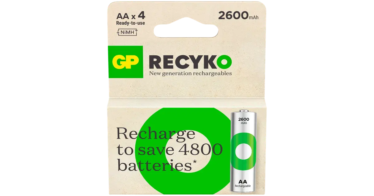 GP laetavad patareid nimh aa 2600mah 4tk | Prisma | alati odavad hinnad ...