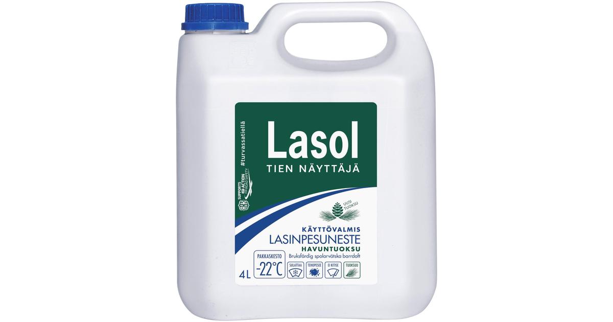 LASOL Tuulilasinpesuneste 4L Havuntuoksu - 22 | S-kaupat ruoan verkkokauppa