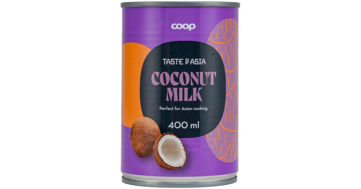 Coop Taste of Asia kookosmaito 400 ml | S-kaupat ruoan verkkokauppa