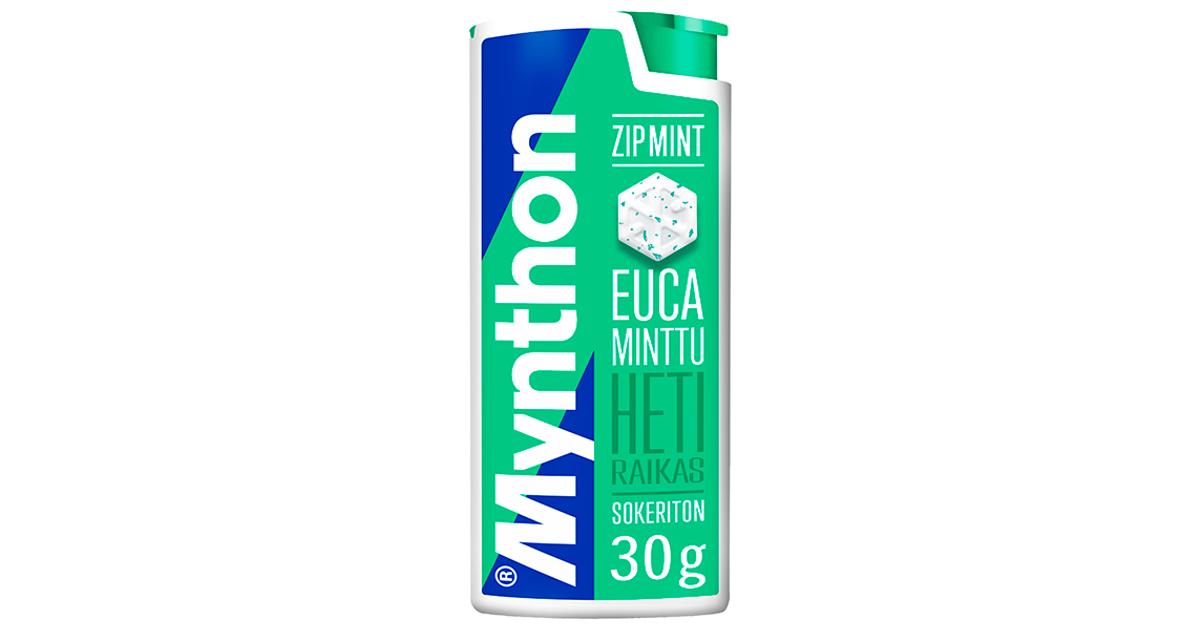 Mynthon Zip Mint Eucaminttu pastilli 30g | S-kaupat ruoan verkkokauppa