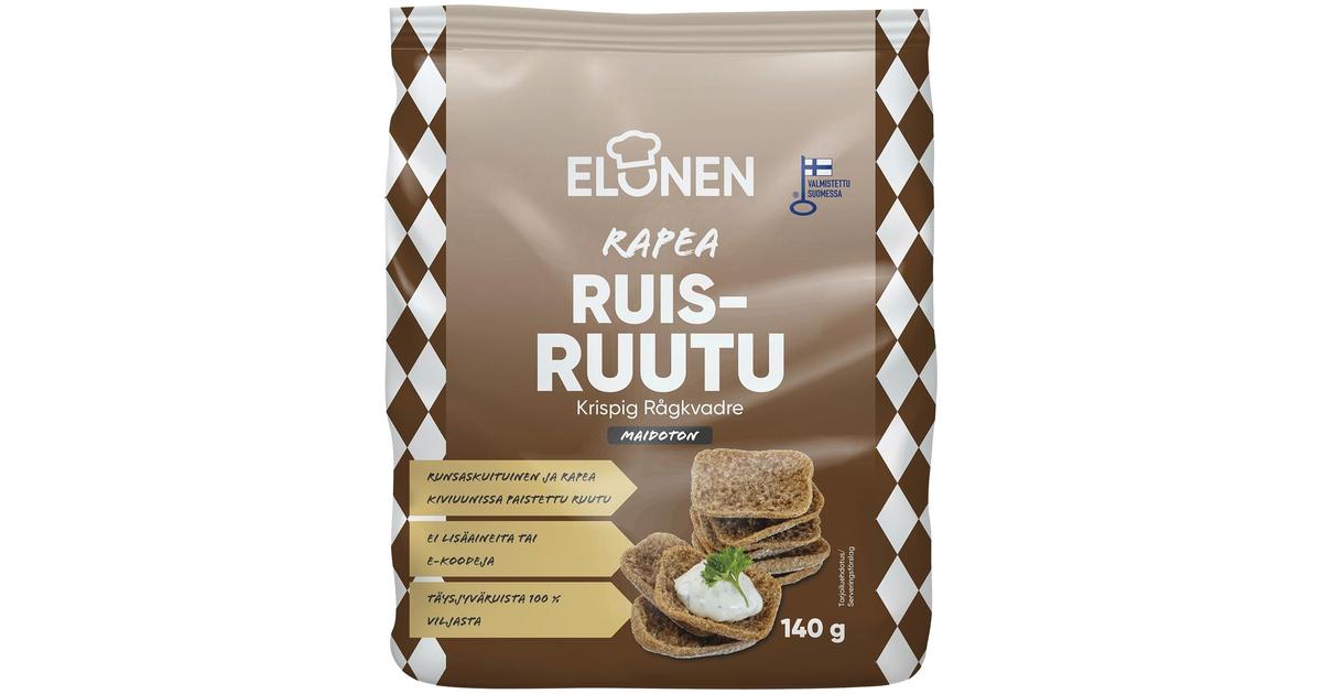 Elonen rapea ruisruutu 140g | S-kaupat ruoan verkkokauppa
