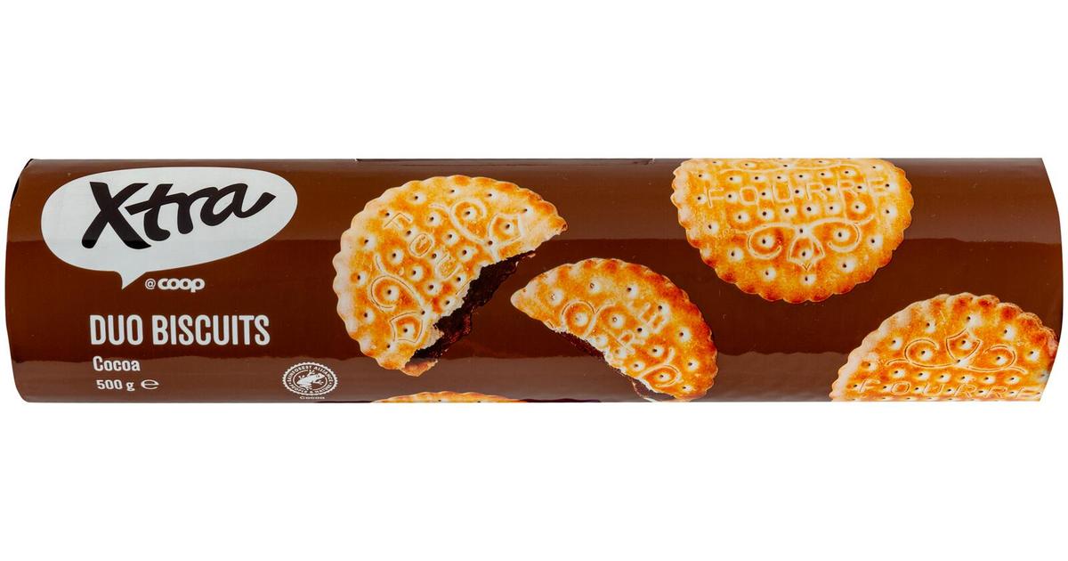 Xtra kaakaotäytekeksi 500 g | S-kaupat ruoan verkkokauppa