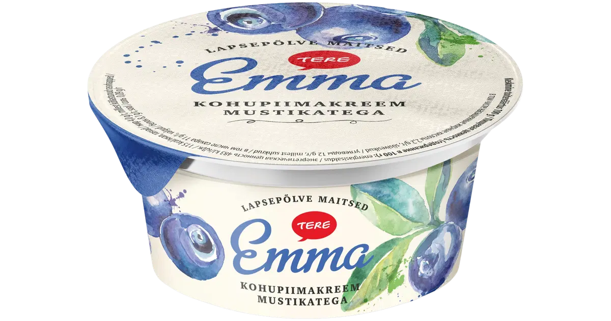 Emma Mustika kohupiimakreem, 150 g | Prisma | alati odavad hinnad ...