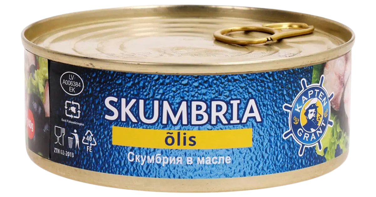 Kapten Grant skumbria õlis 240 g | Prisma | alati odavad hinnad, telli ...