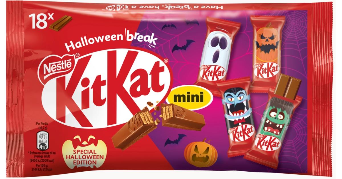 Nestlé Kit Kat Mini 301g (18x 16,7g) suklaakuorrutteinen vohvelipatukka ...