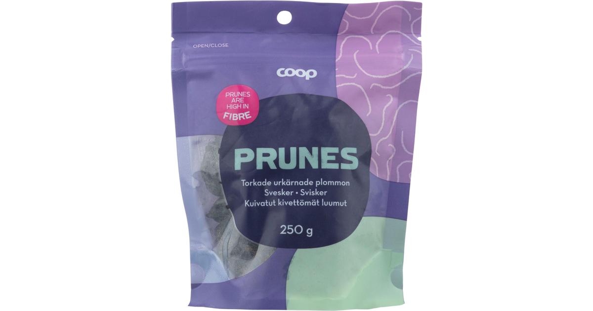 Coop kuivatut kivettömät luumut 250 g | S-kaupat ruoan verkkokauppa