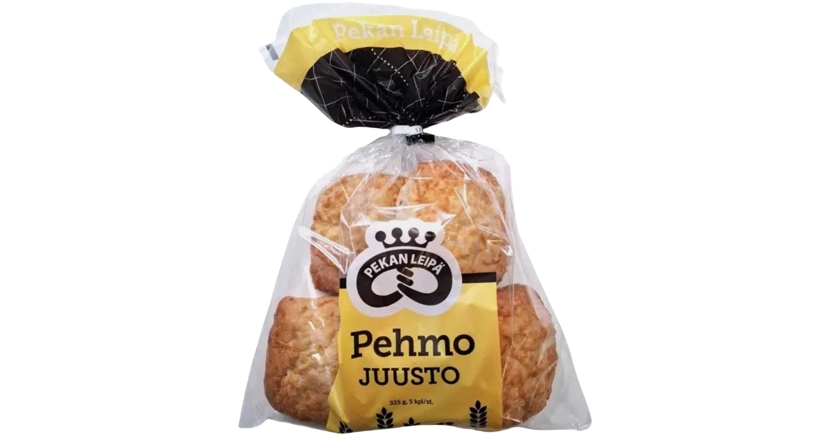 Pekan Leipä Pehmosämpylä juusto 5kpl 325g | S-kaupat ruoan verkkokauppa