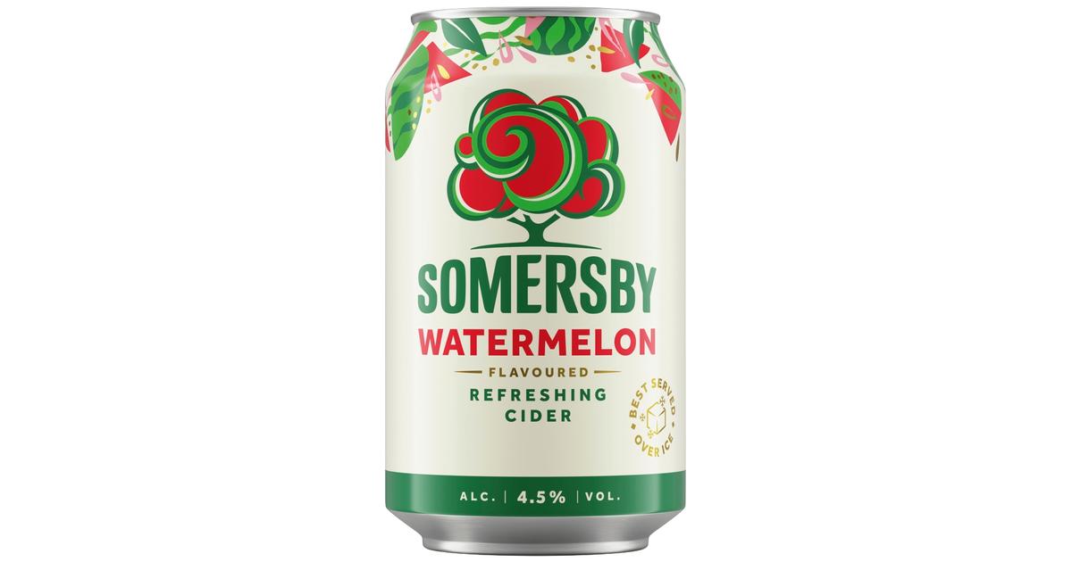 Somersby Watermelon siideri 4,5 % tölkki 0,33 L | S-kaupat ruoan ...