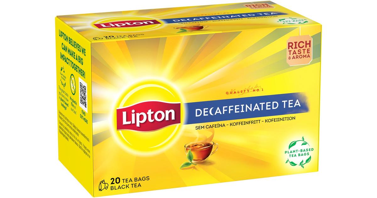 Lipton Yellow Label Decaf Musta Tee 20p/30g | S-kaupat ruoan verkkokauppa