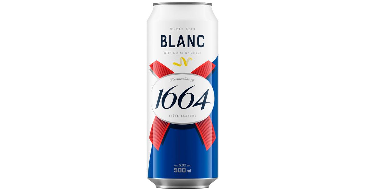 1664 Blanc 5 til-% olut 50cl tölkki | S-kaupat ruoan verkkokauppa