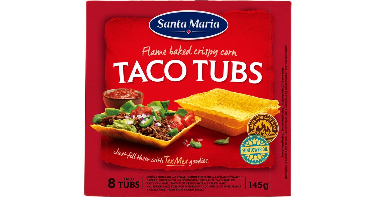 Santa Maria Taco Tubs tacokuoret 8 kpl, 145 g | S-kaupat ruoan verkkokauppa