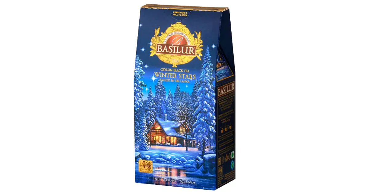 Basilur must tee Winter Stars purutee 75g | Prisma | alati odavad ...