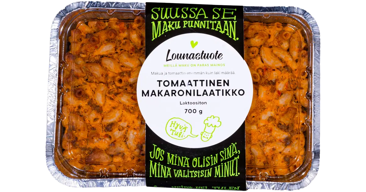 Lounastuote 700g tomaattinen makaronilaatikko | S-kaupat ruoan verkkokauppa