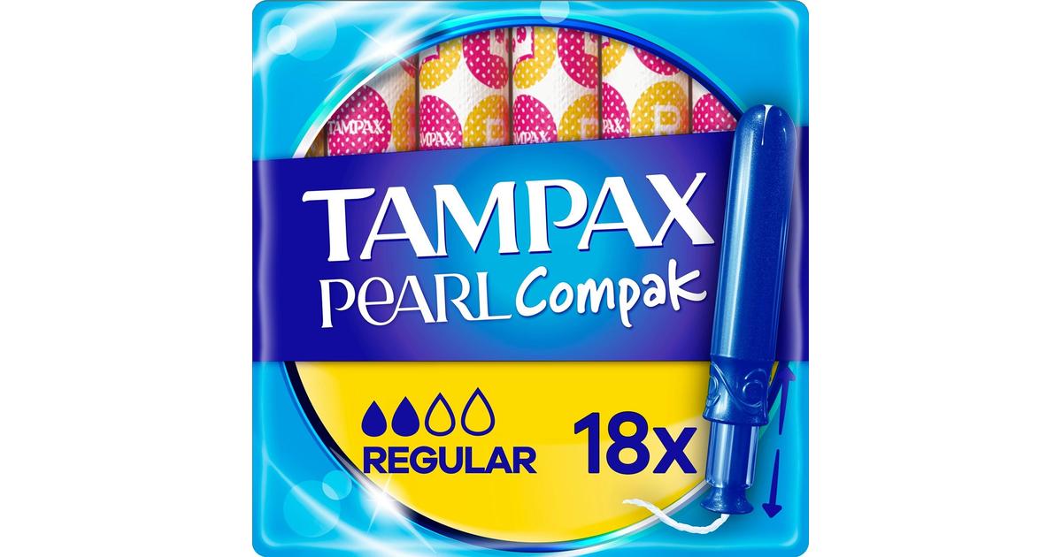 Tampax 18kpl Pearl Compak Regular tamponi | S-kaupat ruoan verkkokauppa Tampax 18kpl Pearl Compak Regular tamponi | S-kaupat ruoan verkkokauppa
