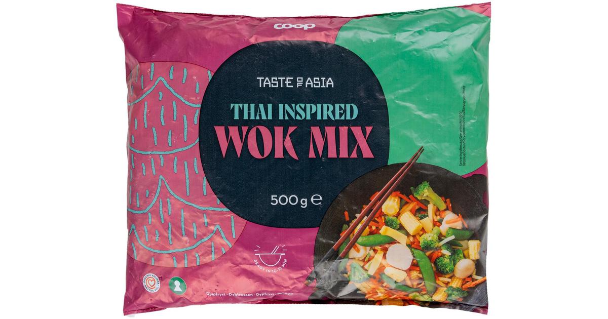 Coop Taste of Asia wokvihannekset Thai 500 g pakaste | S-kaupat ruoan verkkokauppa