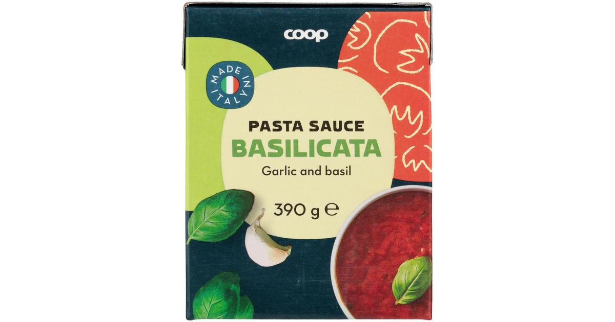 Coop pastakastike valkosipuli ja basilika 390 g | S-kaupat ruoan verkkokauppa