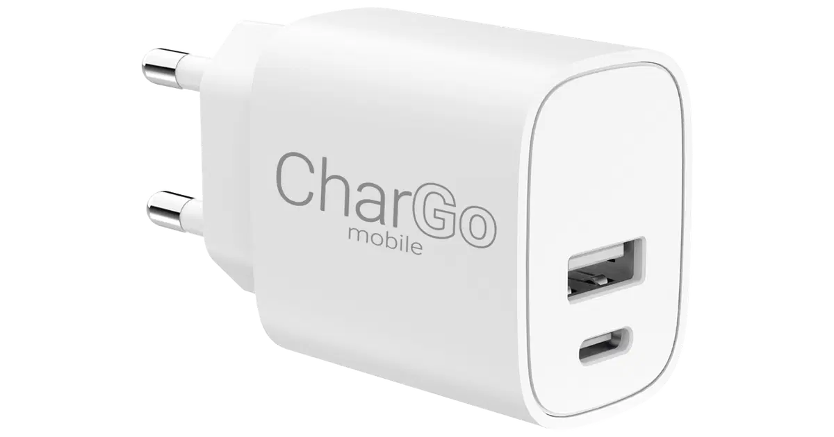Laadija CharGo 1xUSB-A+1xUSB-C 17W | Prisma | alati odavad hinnad ...