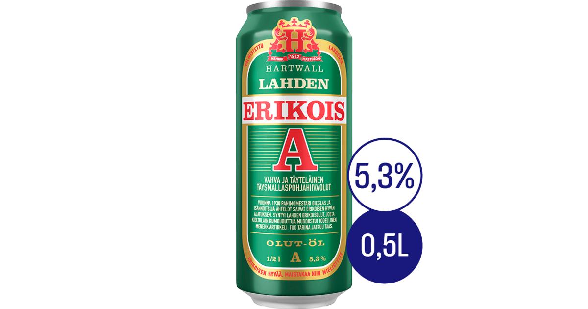 Lahden Erikois A olut 5,3% 0,5 l | S-kaupat ruoan verkkokauppa