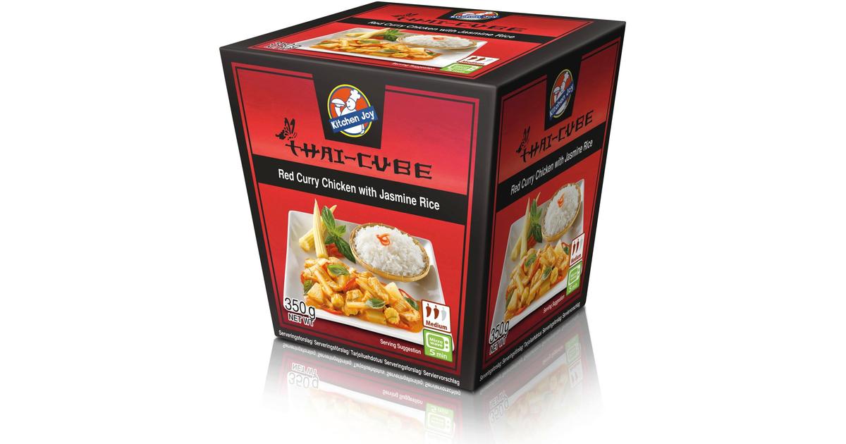 350g Kitchen Joy Thai-Cube Red Curry -kanaa ja jasmiiniriisiä ...