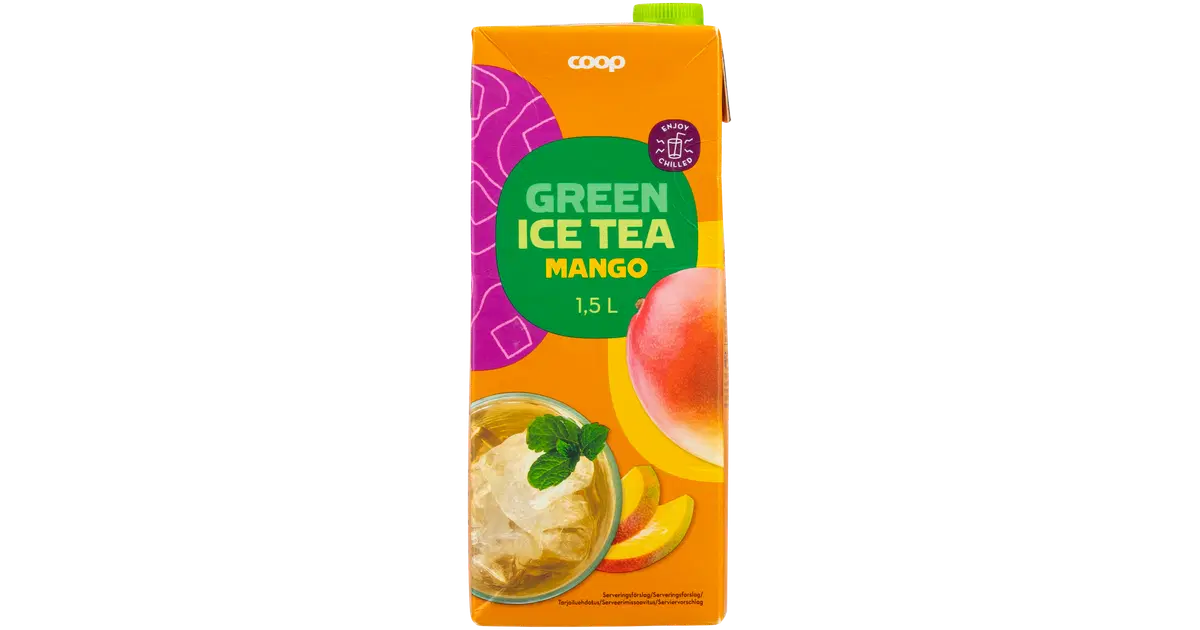 Coop vihreä jäätee mango 1,5l | S-kaupat ruoan verkkokauppa