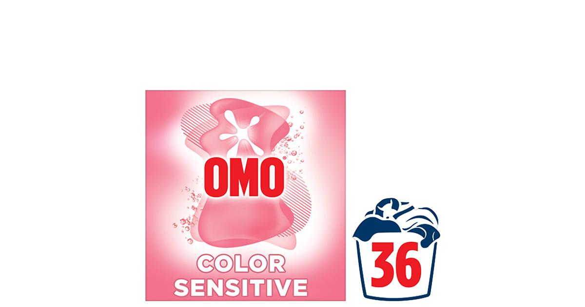 Omo Color Sensitive Pyykinpesujauhe Hajusteeton 1.26 kg 36 pesua | S ...