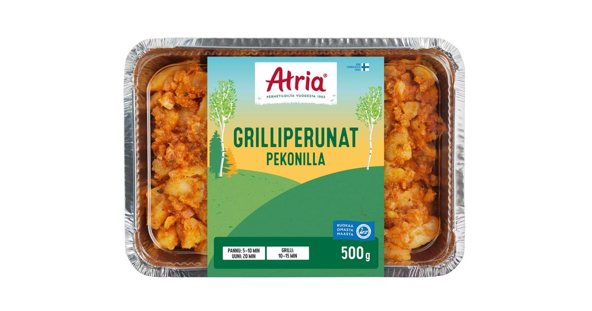 Atria Grilliperunat Pekonilla 500g | S-kaupat ruoan verkkokauppa