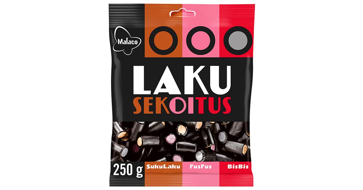 Malaco Lakusekoitus 250g lakritsisekoitus | S-kaupat ruoan verkkokauppa