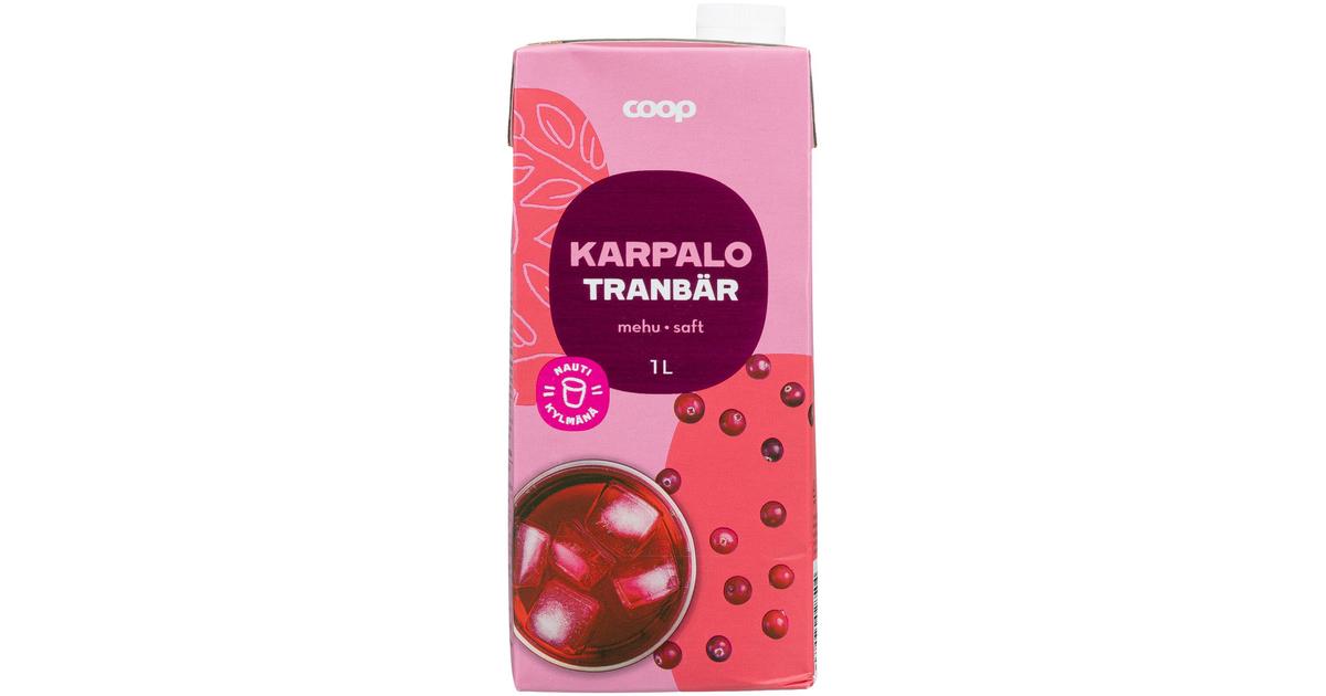 Coop karpalomehu 1l | S-kaupat ruoan verkkokauppa